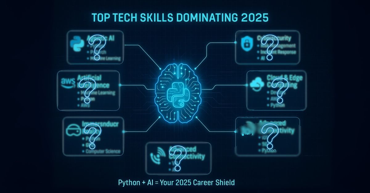 Top tech skills dominating 2025: Tech skills you need to stay ahead