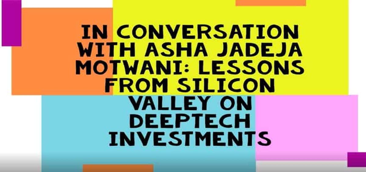 In conversation with Asha Jadeja Motwani: Lessons from Silicon Valley ...