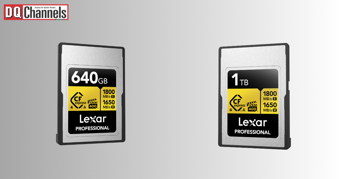 Lexar Introduces CFexpress 4.0 Type A Card Gold Series in India