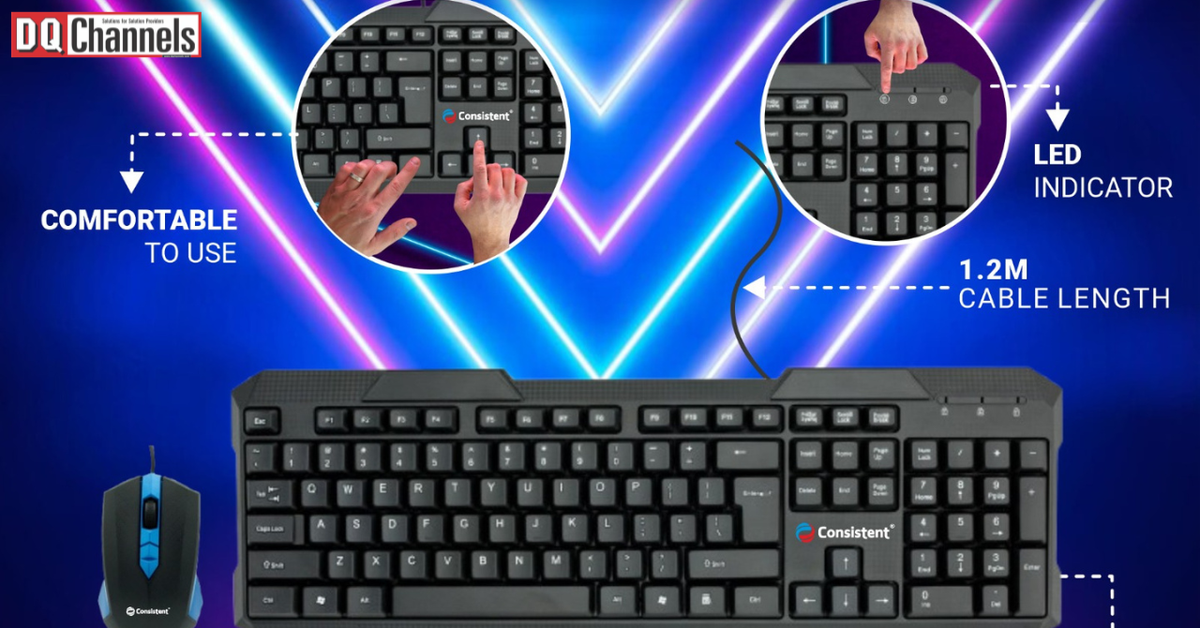 Consistent Introduces PIXEL Wired Keyboard and Mouse Combo