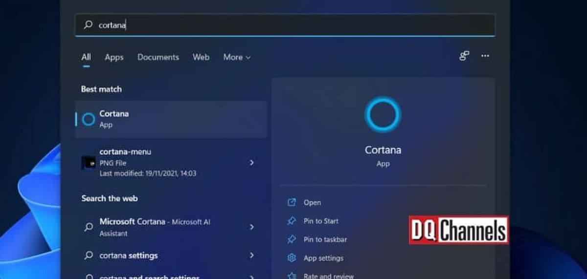 Microsoft removes Cortana app from Windows Insider