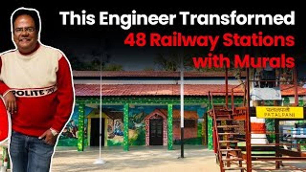 This Engineer Transformed 48 Railway Stations with Murals