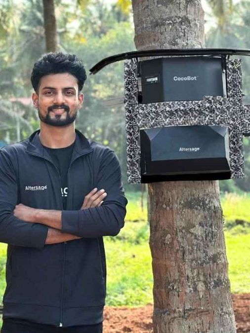 This 23-YO From Kerala Built a Robot That Climbs Trees & Harvests ...