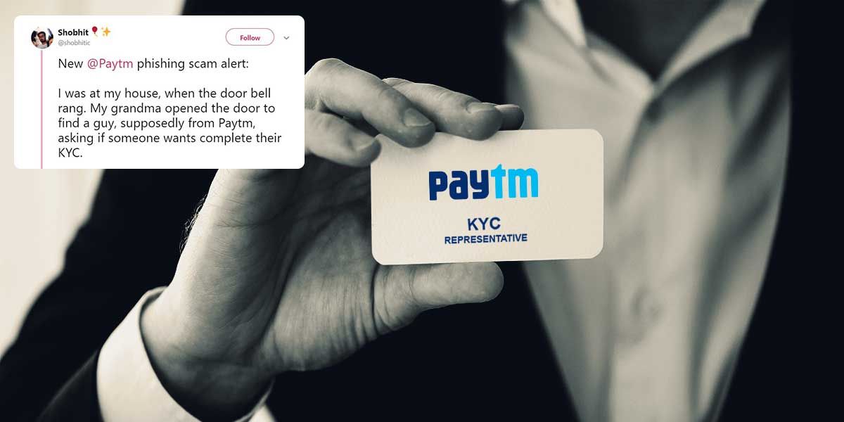 When a Paytm user almost became prey to phishing scam