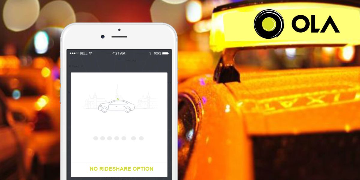 Ola stops ride-sharing facility between 11 PM to 6 AM in Bengaluru and ...