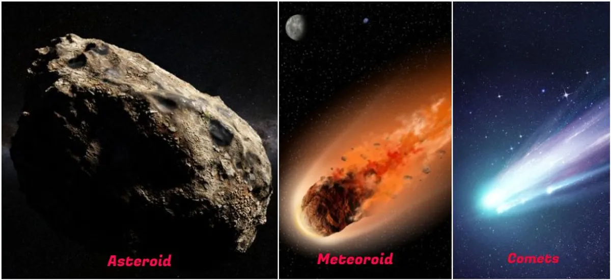 asteroids and meteoroids are same