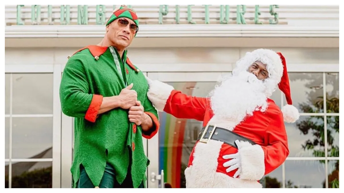 dwayne johnson elf