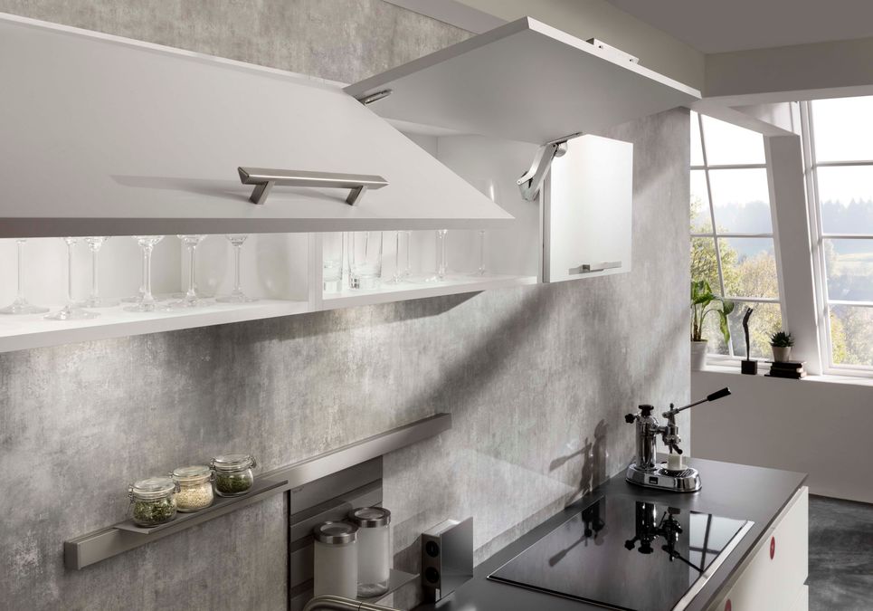 Free Space Cabinet Lift-Up System by Hafele