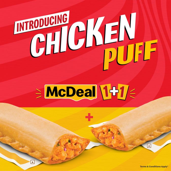 McDonald’s India- North & East Launches Chicken Puff with McDeal 1+1