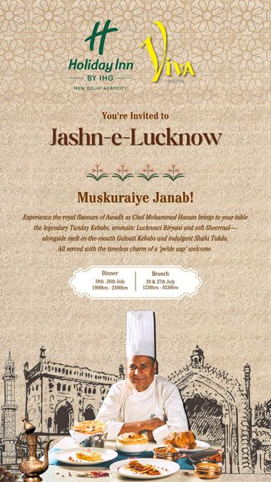 Holiday Inn New Delhi Aerocity Hosts Lucknow Food Festival- A ...