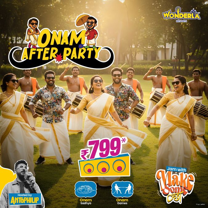 Wonderla Resort Presents “The Onam Afterparty” with Anto Philip