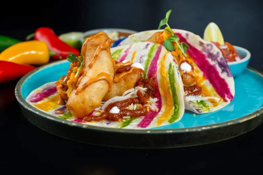 Holi Goes Gourmet: Sanchez Unveils Hand-Painted Tacos for the Festival ...