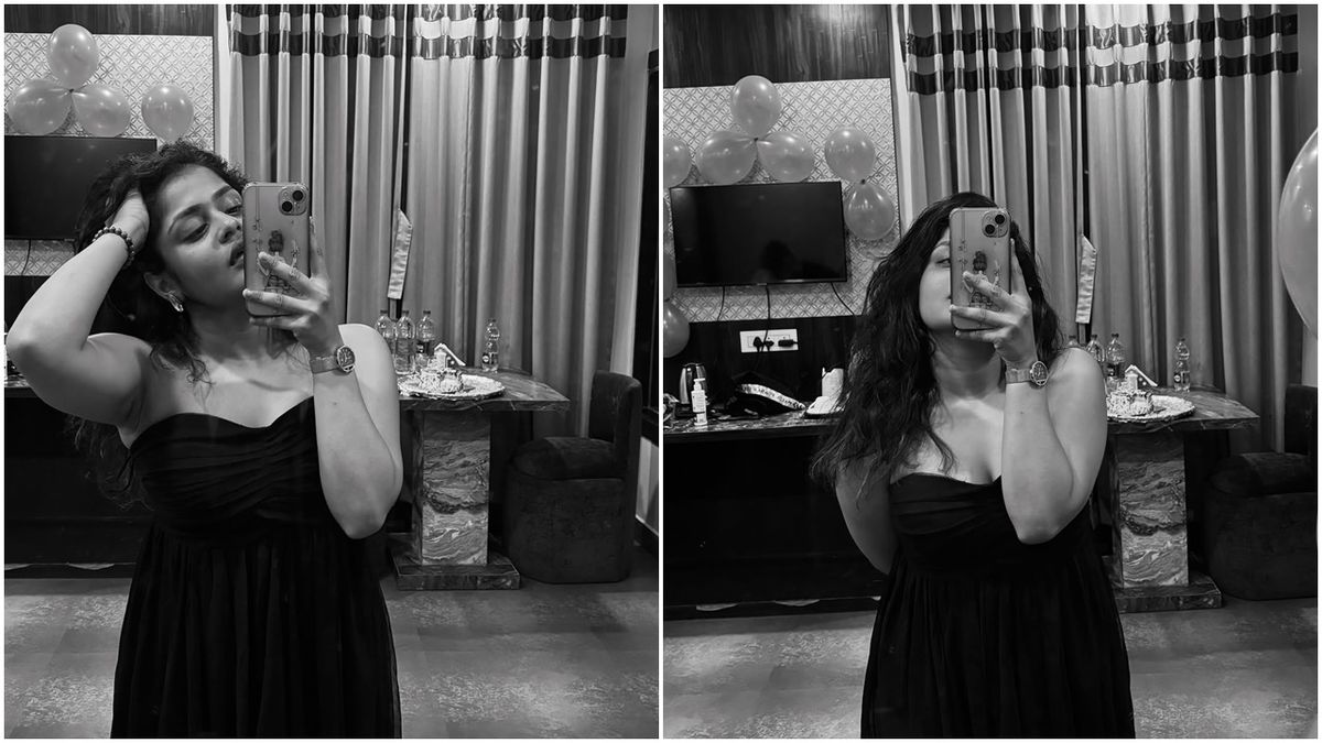 Tithi Basu: পোশাকের ফাঁকে উন্মুক্ত ক্লিভেজ, পানীয়ের বোতল হাতে বাঙালি অভিনেত্রীর শরীরী নেশায় ...