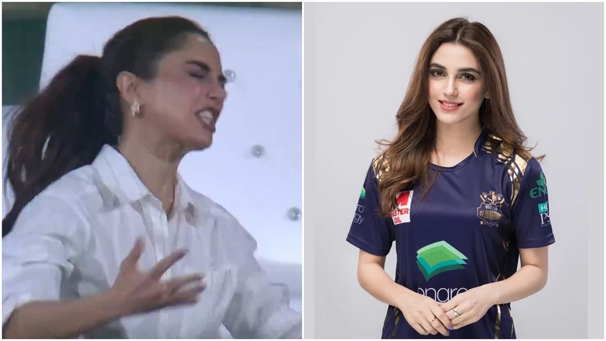 PSL viral girl: পাকিস্তানি কাব্যা মারান! সেই দাঁত-মুখ খিঁচিয়ে ...