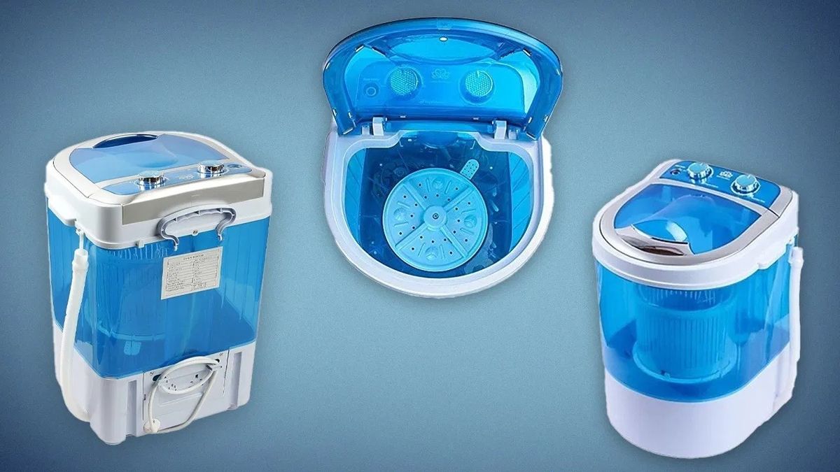 মিনি স্ট্যান্ডিং এসির পর বাজারে তোলপাড় ফেলল পোর্টেবেল ওয়াশিং মেশিন ...