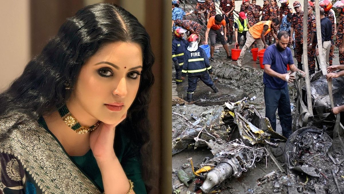 Pori Moni-dhaka plane crash: 'বুকের ভেতর ধরফর...', ঢাকায় বিমান দুর্ঘটনার পর কেন তড়িঘড়ি ...