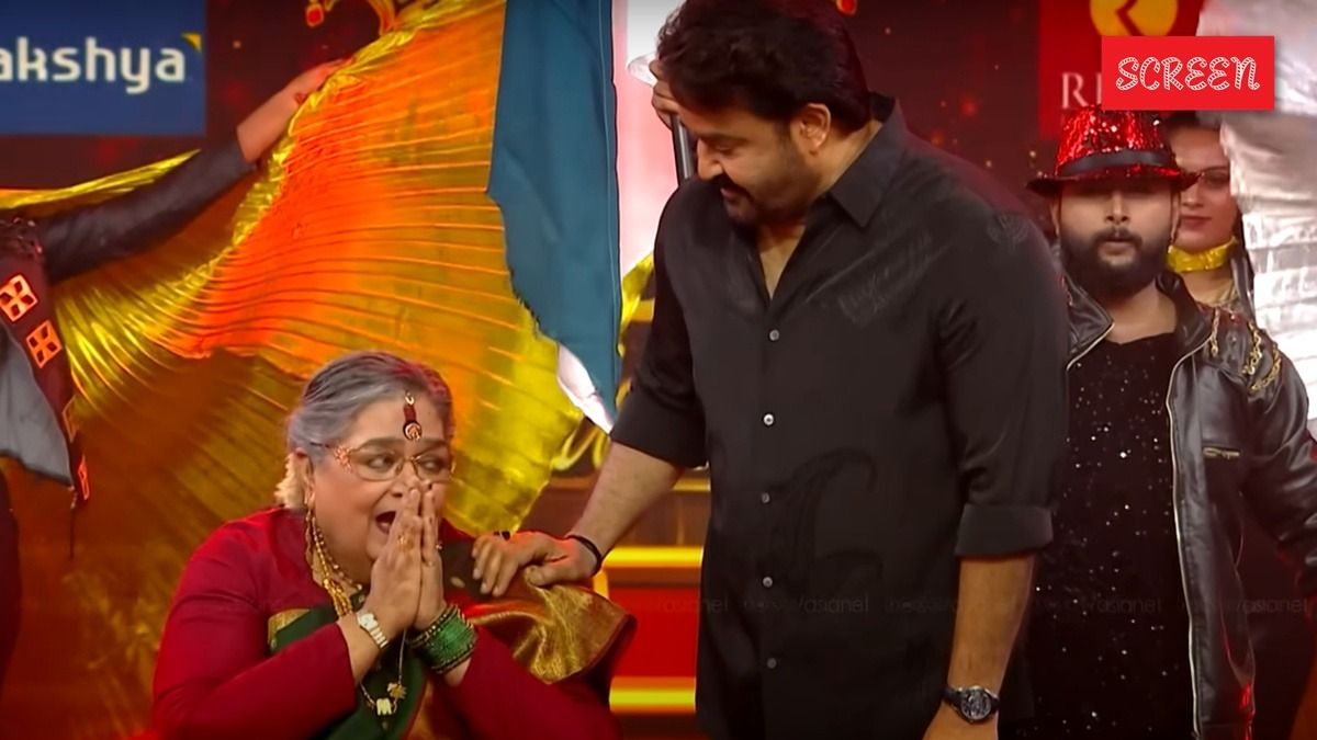 ഉഷാ ഉതുപ്പിനെ ഞെട്ടിച്ച് മോഹൻലാലിന്റെ സർപ്രൈസ് എൻട്രി; വീഡിയോ