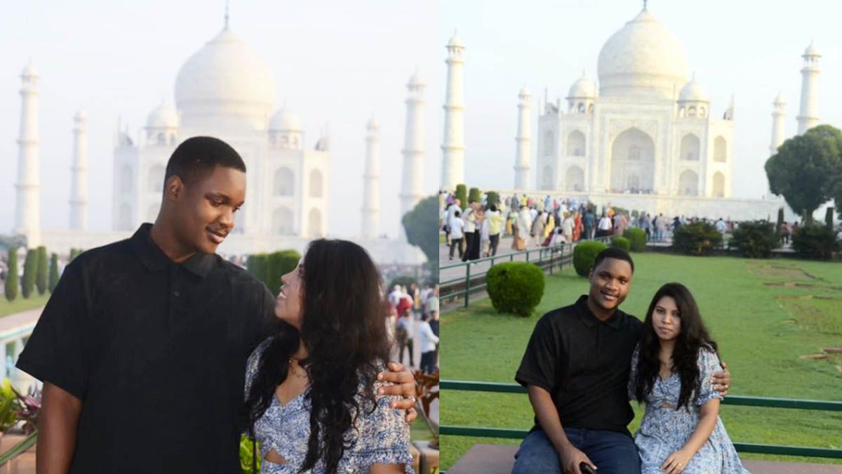 പ്രണയിനിയ്ക്ക് ഒപ്പം താജ്മഹൽ കാണാനെത്തി 'സുഡുമോന്‍'; ചിത്രങ്ങൾ