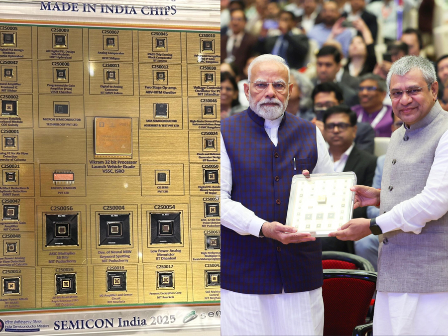 Ashwini Vaishnaw presents Vikram 32-bit processor, the first fully made ...