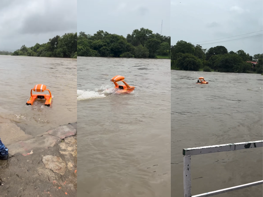 Indian Rescue Academy unveils ITUS water drone that can save lives ...