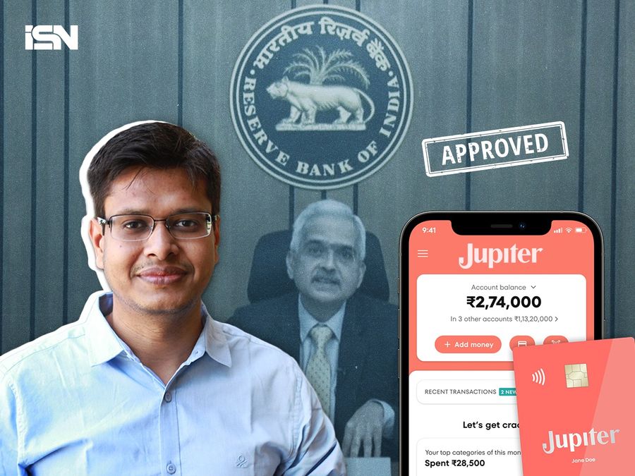 Neobanking startup Jupiter receives wallet license from RBI