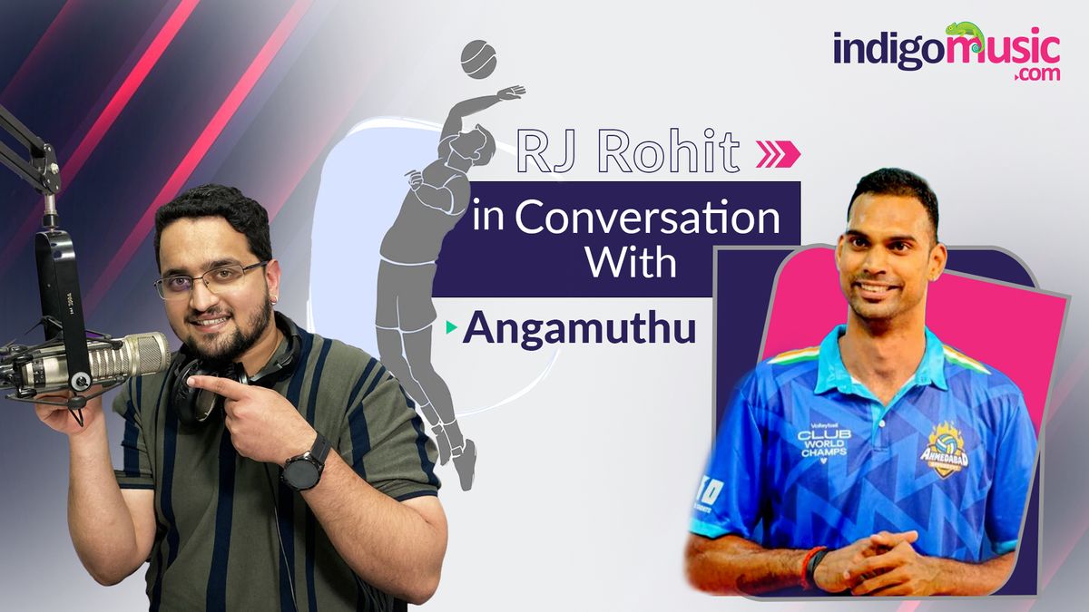 RJ Rohit in Conversation With Volleyball Player, Angamuthu