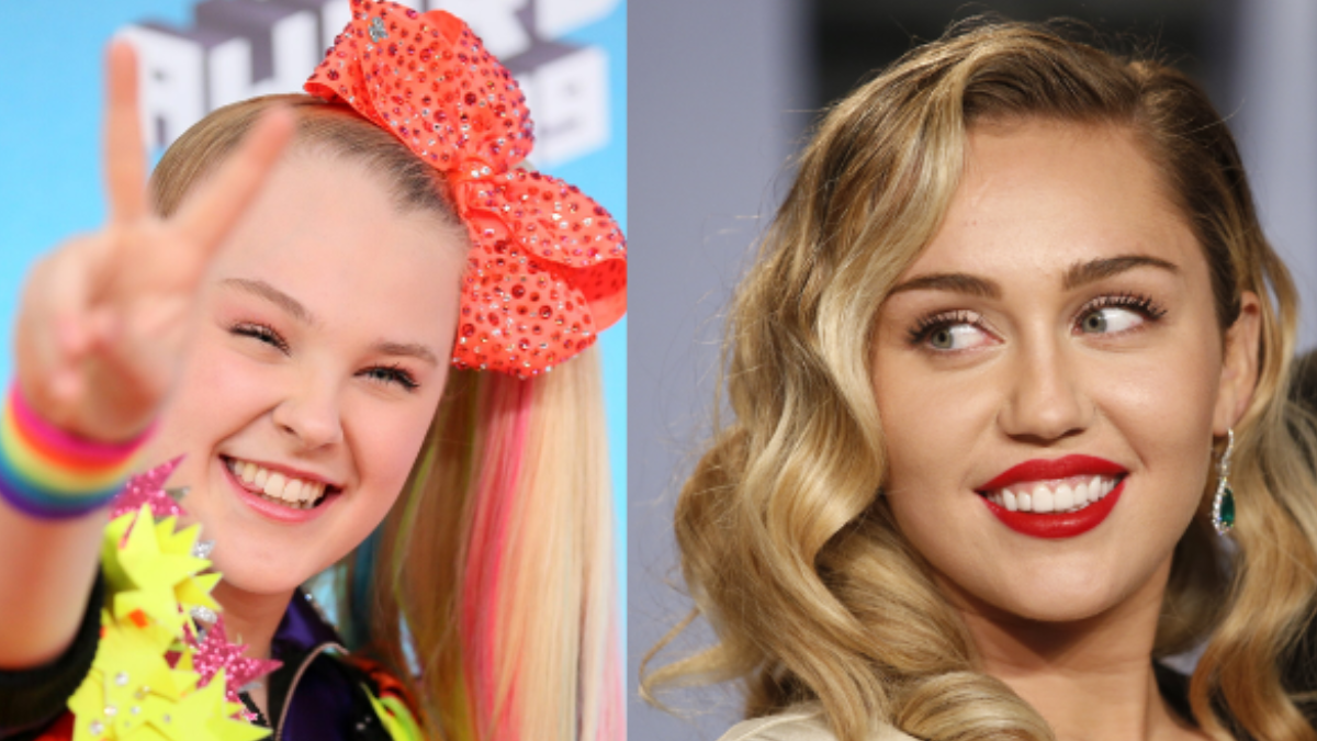 JoJo Siwa Channels 2013 Miley Cyrus With Teddy Bear Bra in New Look