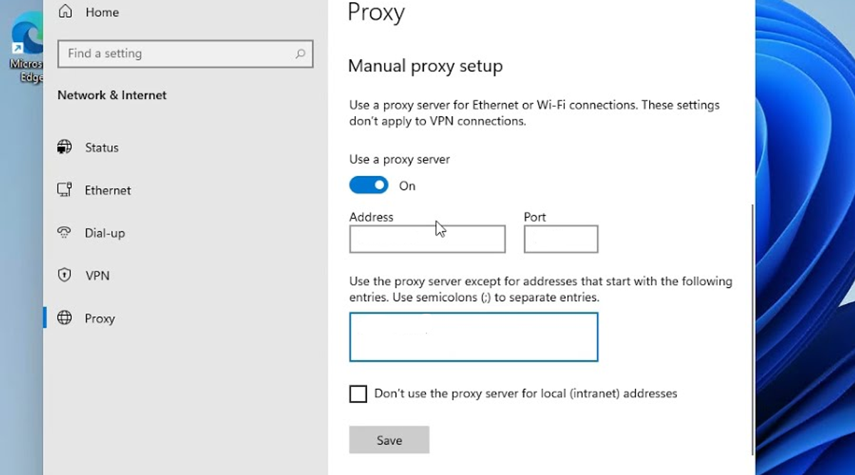 How to Set Proxy in Windows 11