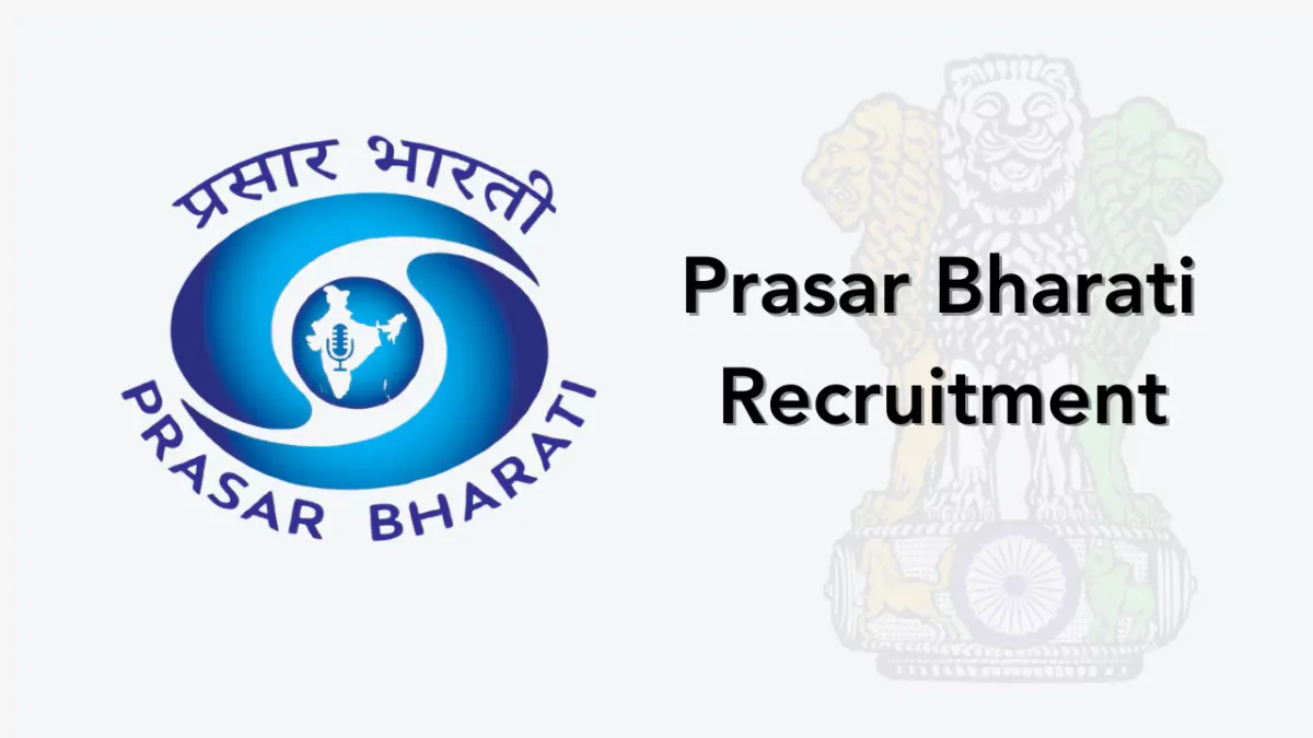 Jobs in India: Prasar Bharati Recruitment 2025 - Marketing Executive ...