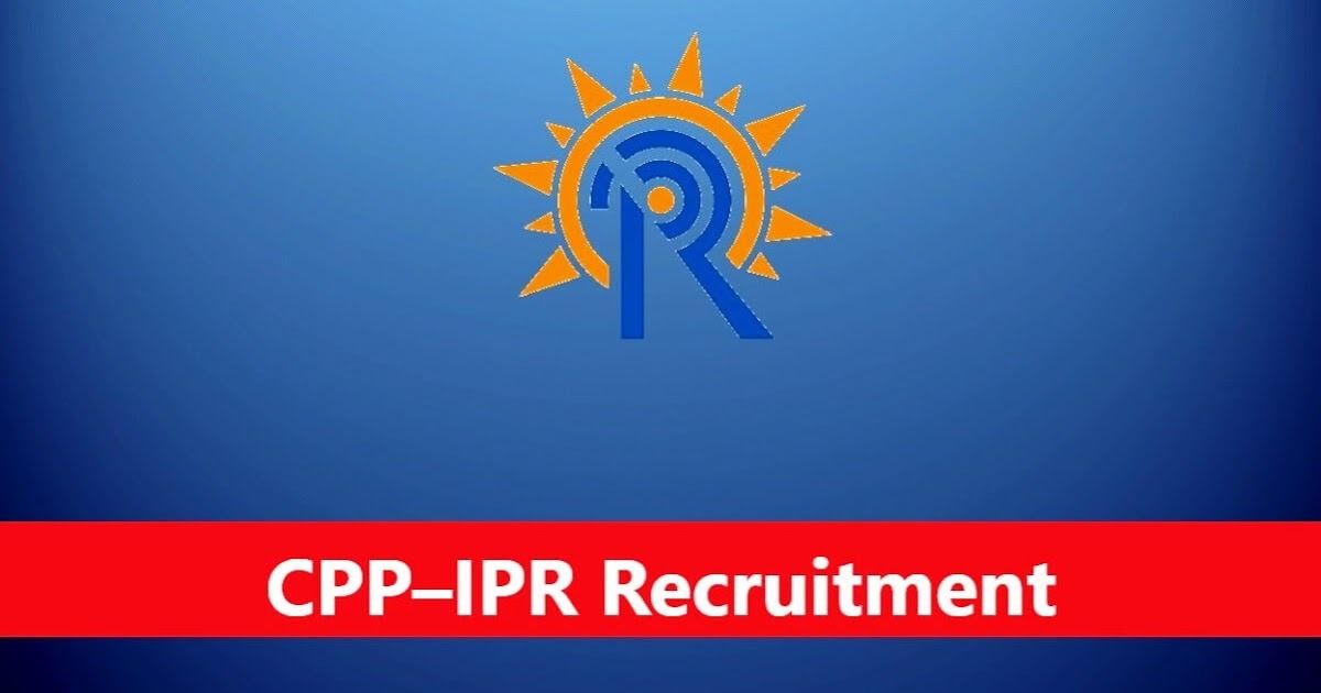 Jobs in Assam: CPP IPR Sonapur Recruitment 2025 - Project Scientific Assistant Vacancy