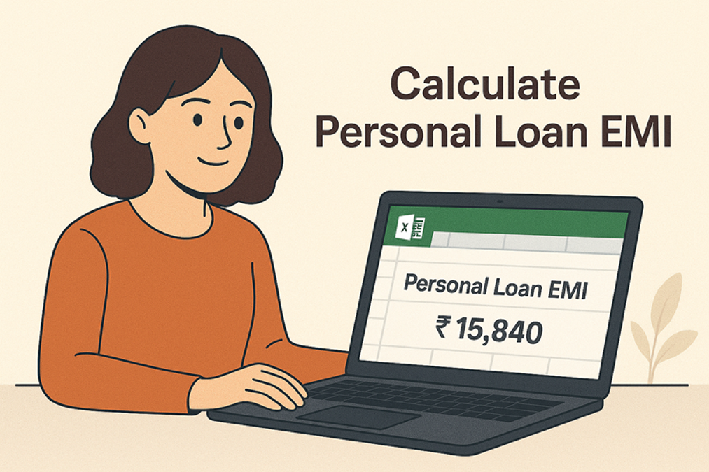 How to Calculate Personal Loan EMI using Excel