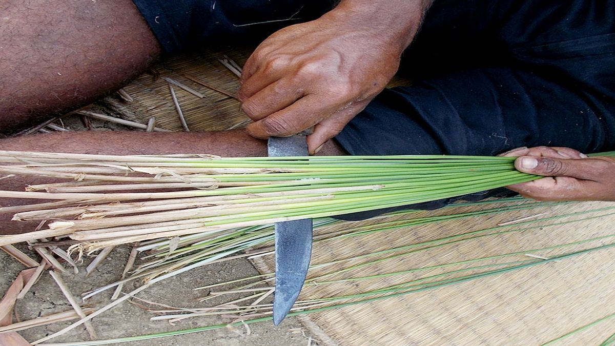 Meet Madur Kathi One of the Oldest Crafts of Bengal Made from Merely Grass