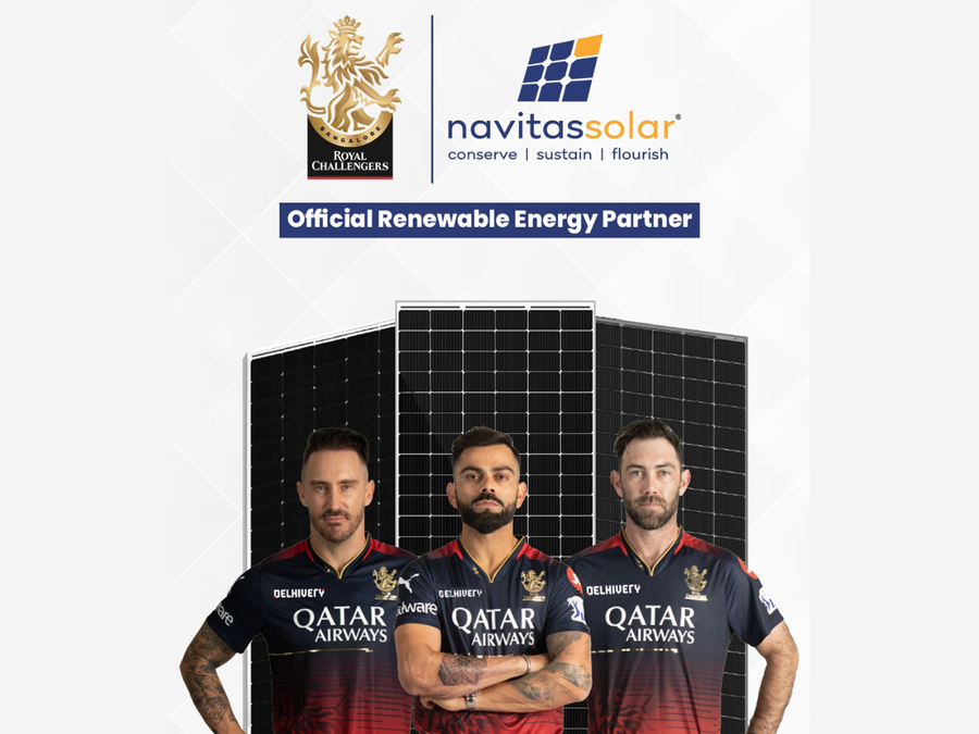 Navitas Solar partners with Royal Challengers Bangalore as its official ...