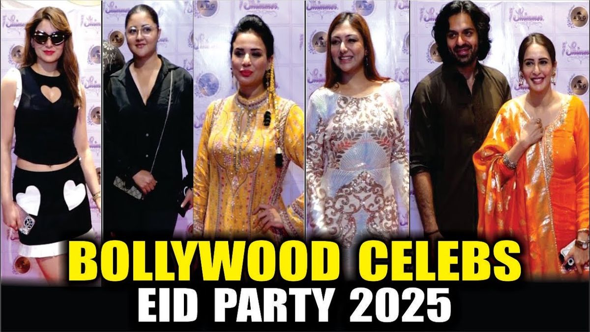 Bollywood Eid Party 2025 | Urvashi Rautela, Rashmi Desai, Sara Arfeen ...