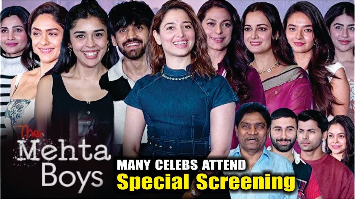 Many Celebs Attend Special Screening Of The Mehta Boys | Vicky Kaushal, Tamannaah Bhatia,Juhi Chawla
