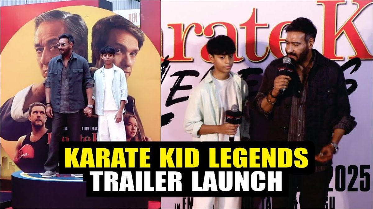 KARATE KID LEGENDS | Official Trailer | Full Press Meet | AJAY DEVGN ...