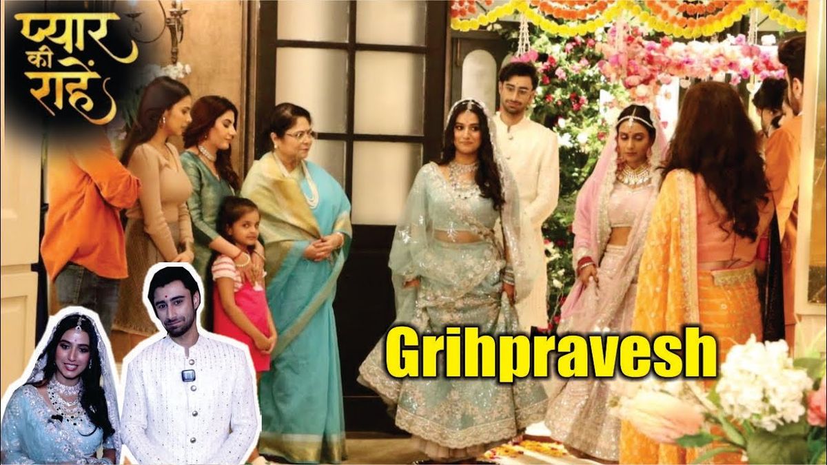 Pyaar Ki Raahein | On Location | Anjali Ne Grihpravesh Ki Rasam Mein ...