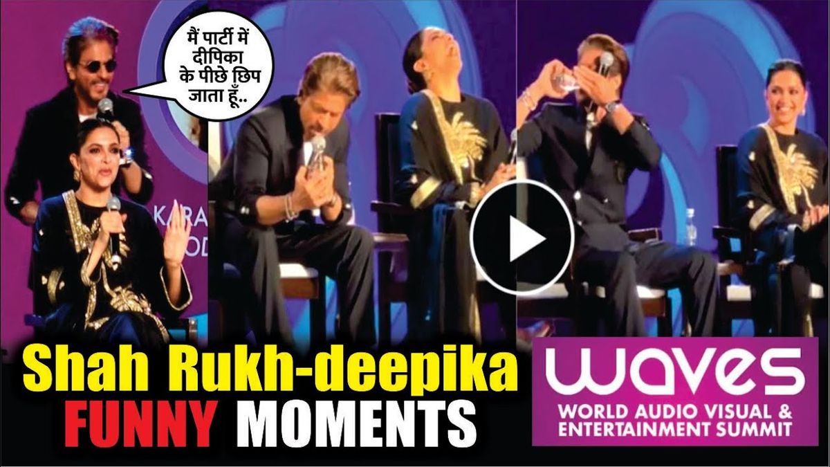 WAVES 2025 | Shah Rukh Khan & Deepika Padukone FUNNY MOMENT at WAVES 2025 | WAVES 2025 FULL VIDEO