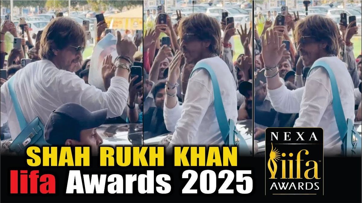 SHAH RUKH KHAN GRAND ENTRY AT IIFA AWARDS 2025 | SHAH RUKH KHAN REACHED ...