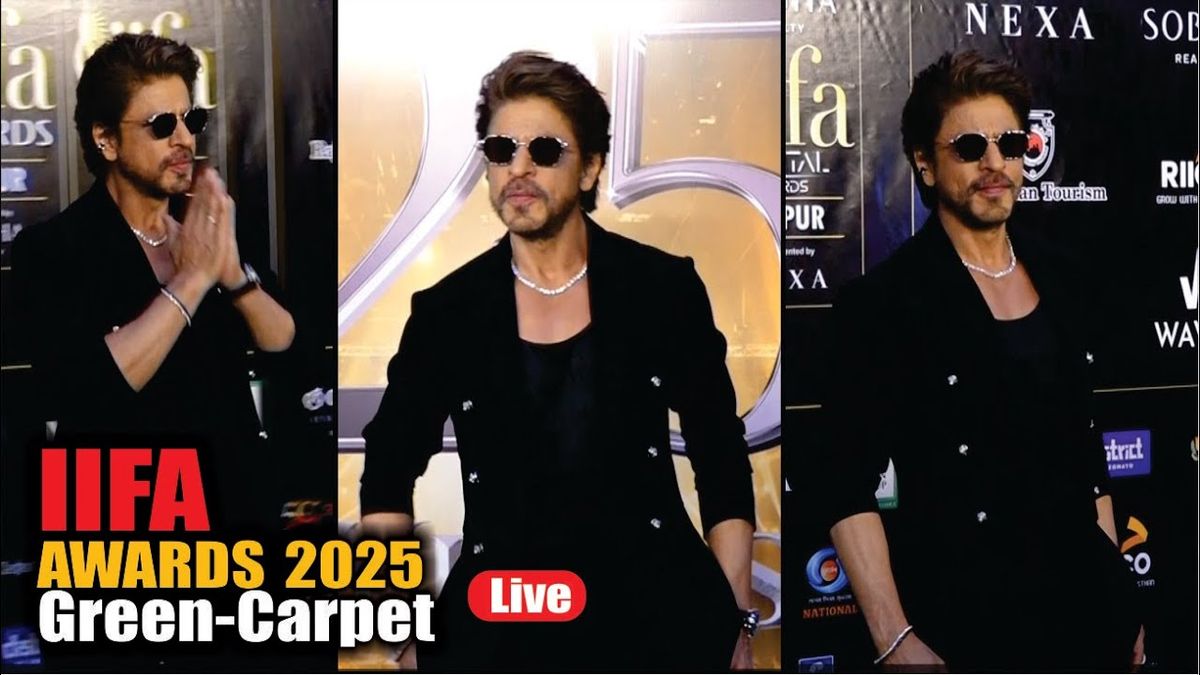 Shah Rukh Khan Grand Entry at IIFA Awards 2025 l IIFA Awards 2025 ...