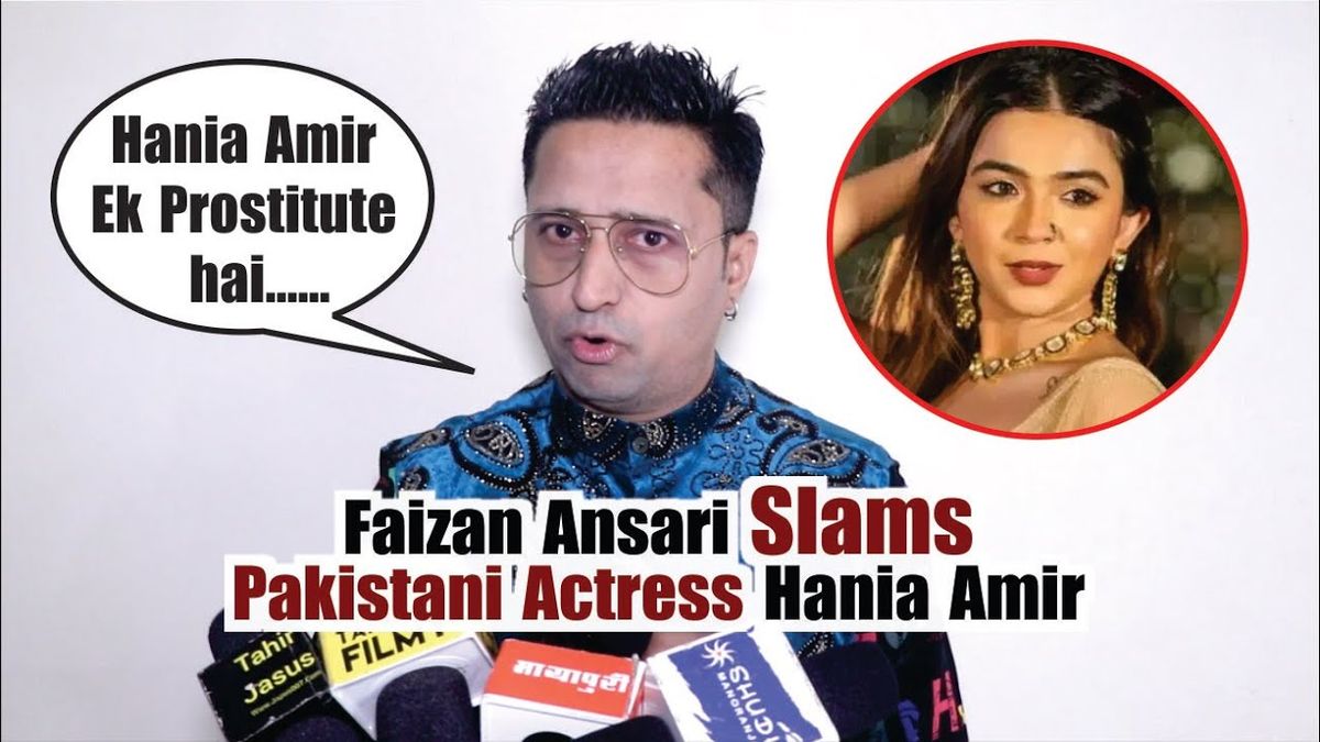 Faizan Ansari Slams Pakistani Actress Hania Amir for Pahalgam Attack | Hania Aamir | Faizan Ansari