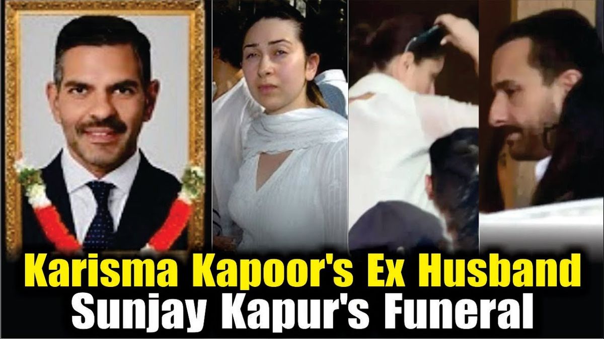 Karisma Kapoor's Ex Husband Sunjay Kapur's Funeral | Kareena Kapoor, Saif Ali Khan, Karishma Kapoor