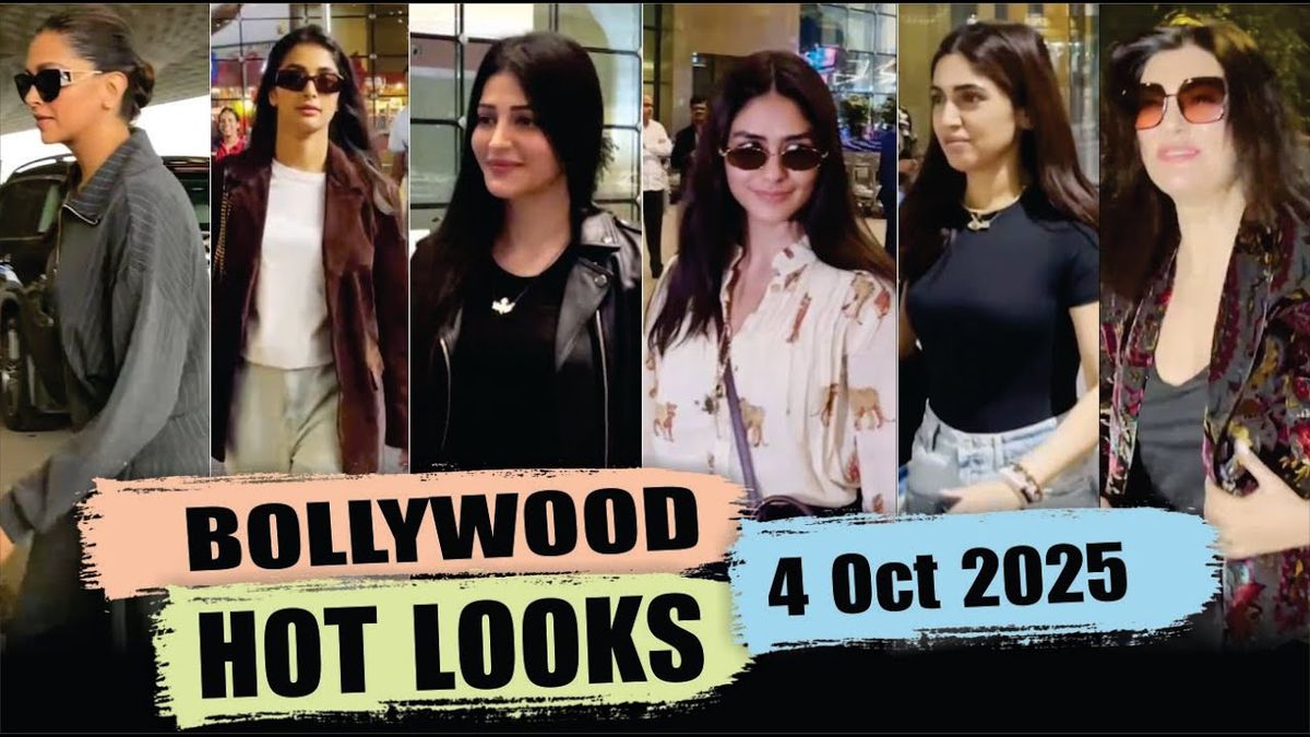 Bollywood Actress Hot Look | Deepika Padukone | Mrunal Thakur | Pooia Hegde | Sushmita | 4 Oct 2025