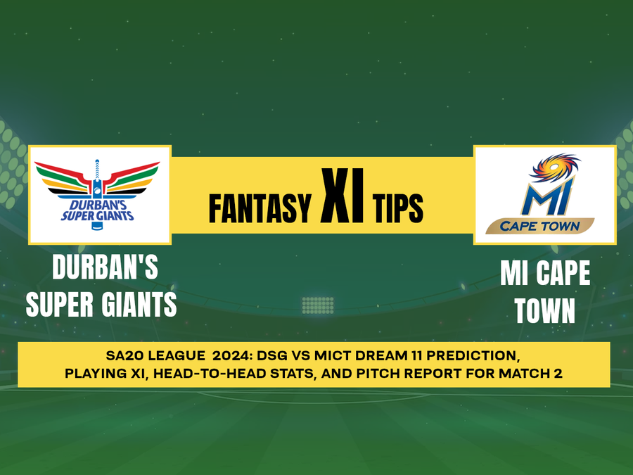 SA20 2024: DSG vs MICT Dream11 Prediction, Playing XI, Head-to-Head Stats, and Pitch Report for ...