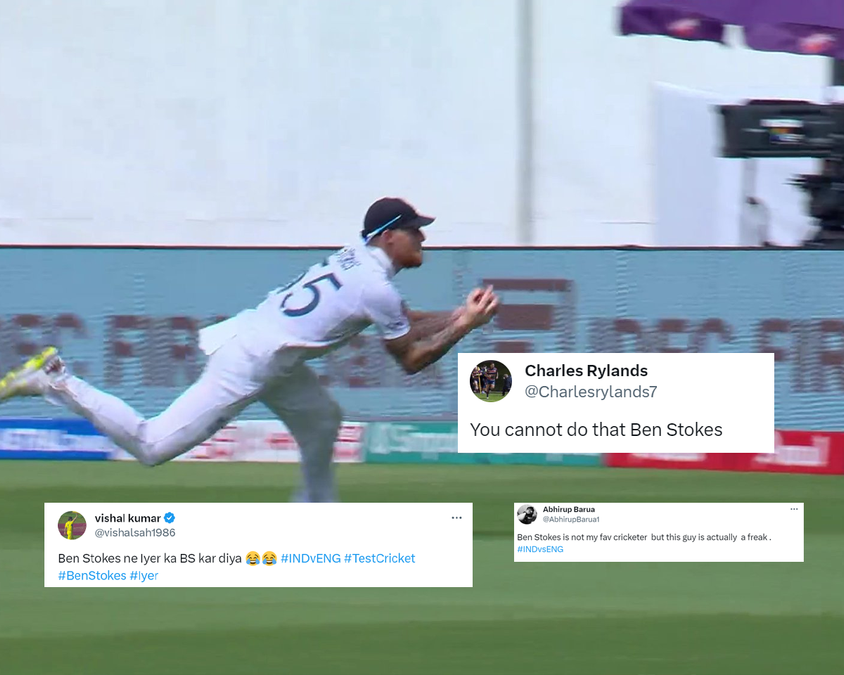 ‘Iyer ka BS kar diya’ – Fans react to Ben Stokes taking stunning catch ...