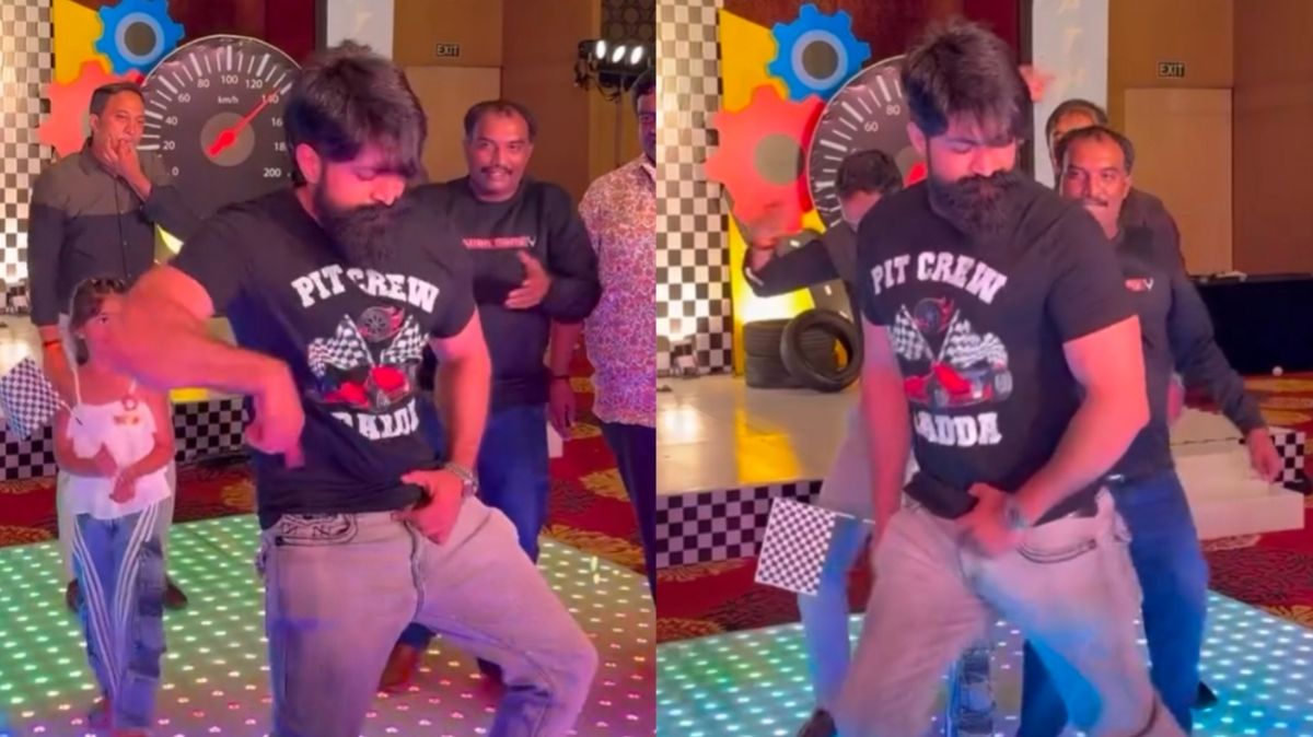 KGF star Yash's crazy dance moves; shakes a leg with daughter, Video