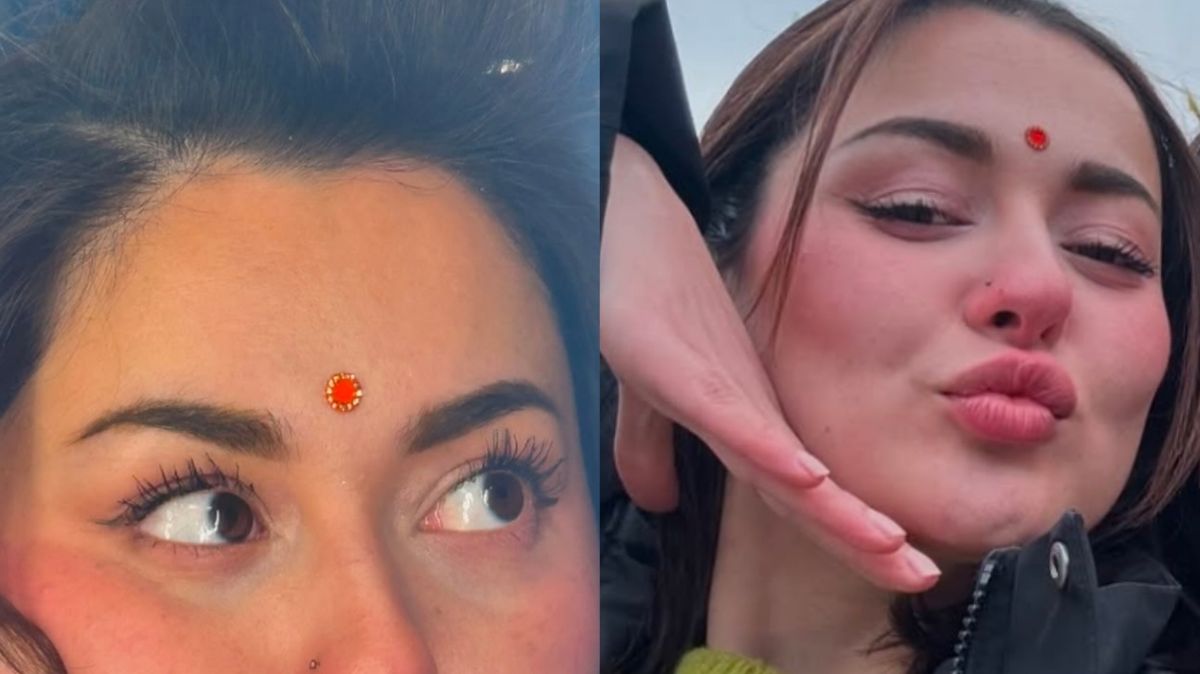 Pakistani actress Hania Aamir wears a Hindustani bindi in her Holi post; Indians happy ...