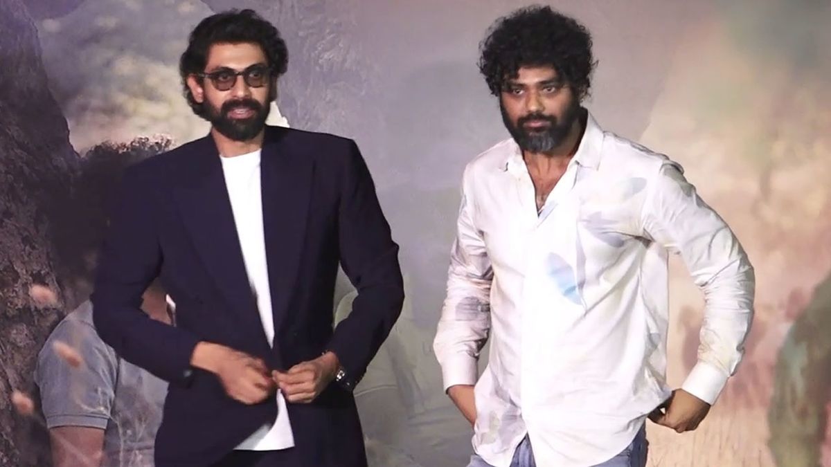 Rana Daggubati and Team Sabar Bonda at Trailer event in Mumbai