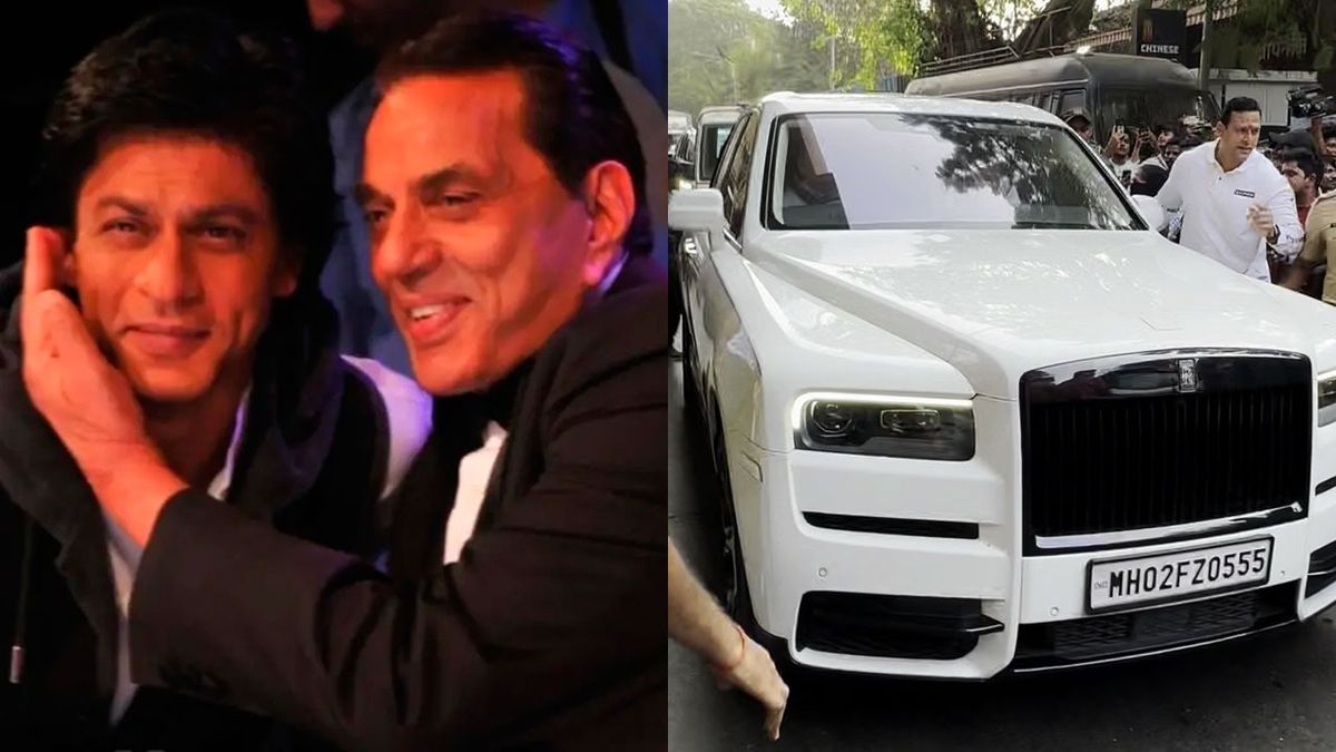 Shah Rukh Khan Arrives To Pay His Final Respects To legend Dharmendra ...