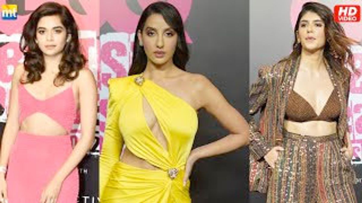 Nora Fatehi rocks GQ Best Dressed 2022 In Neon outfit Along With young ...